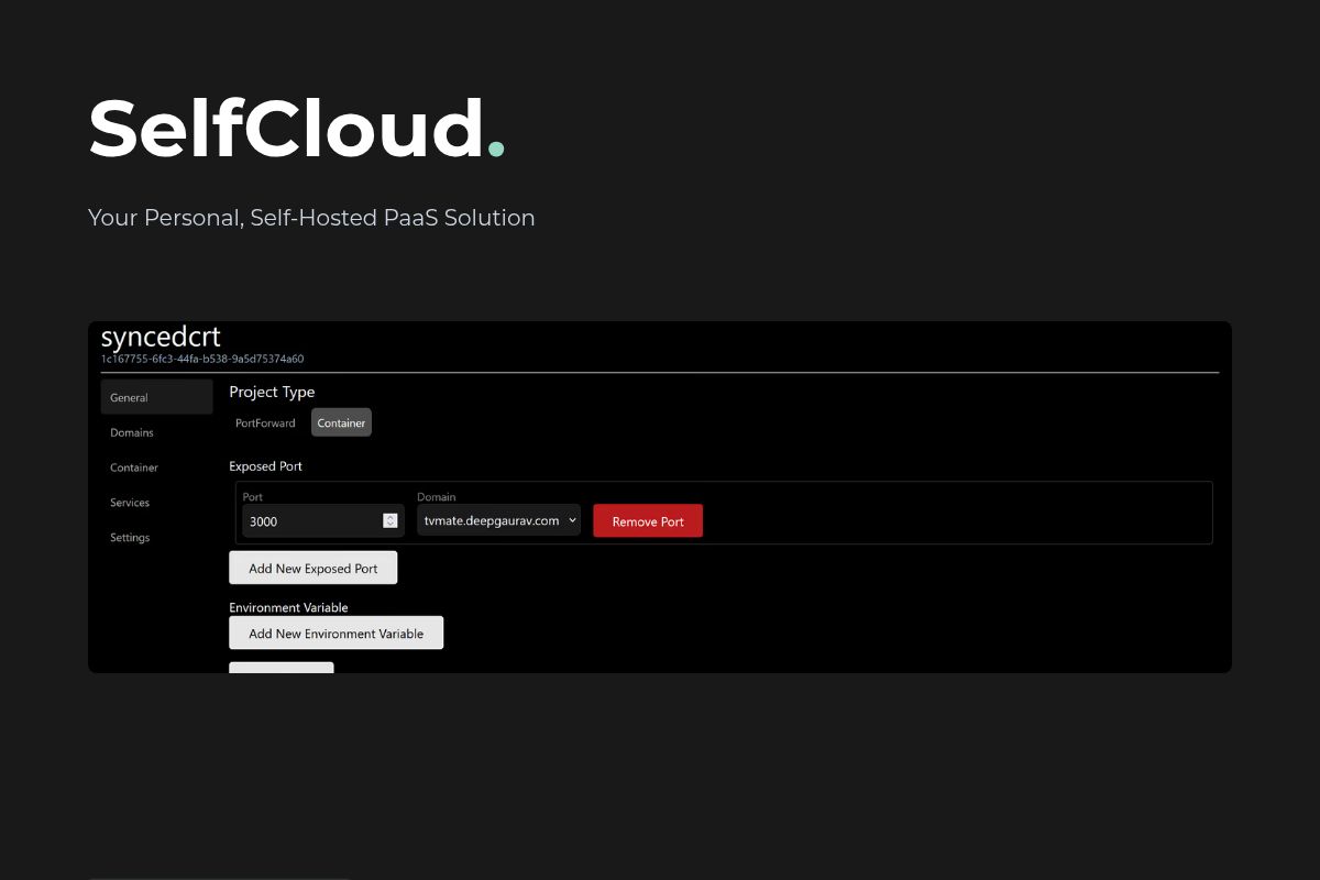 Deep Gaurav | SelfCloud